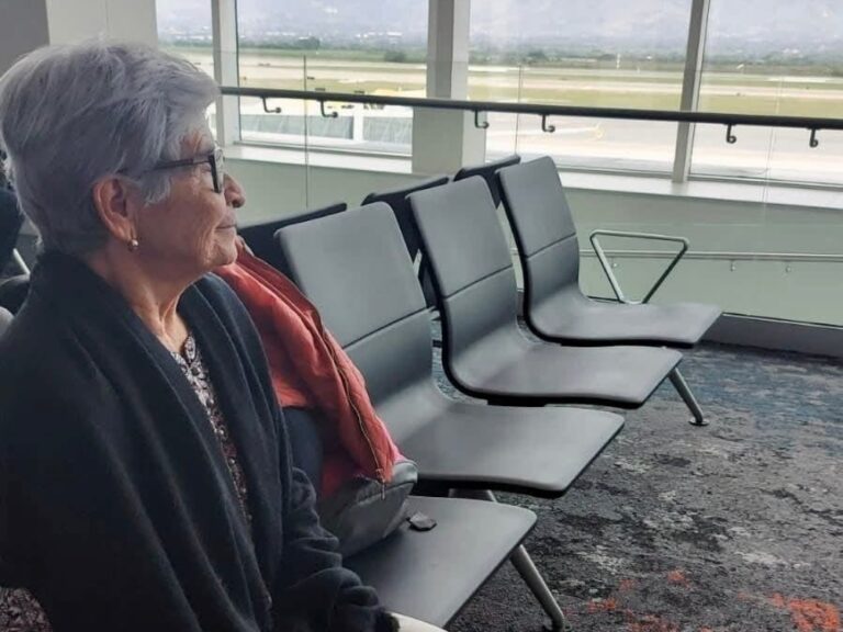 Doña Elvira visita a sus hijos, Juan Orlando y Tony Hernández