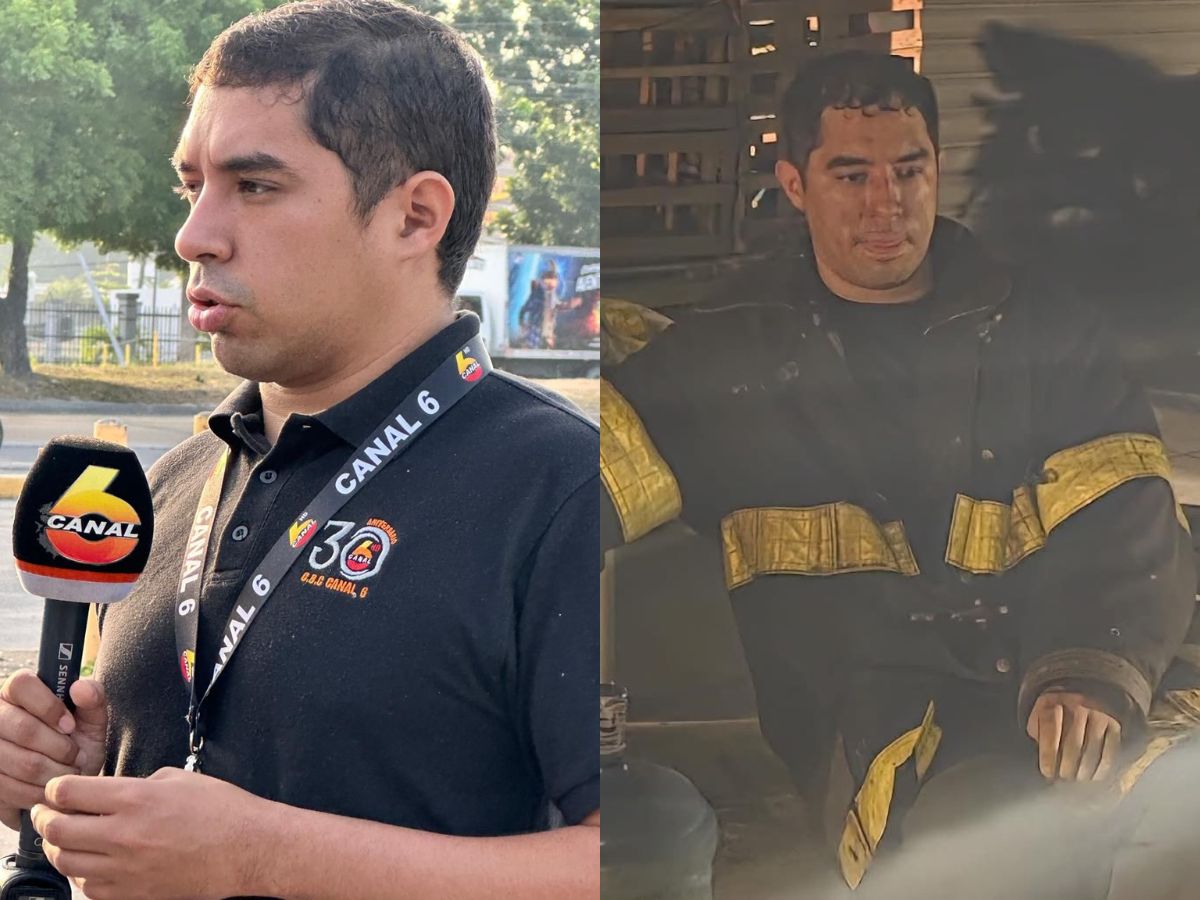 Rafael Merlo, periodista ayudó a sofocar incendio en mercado